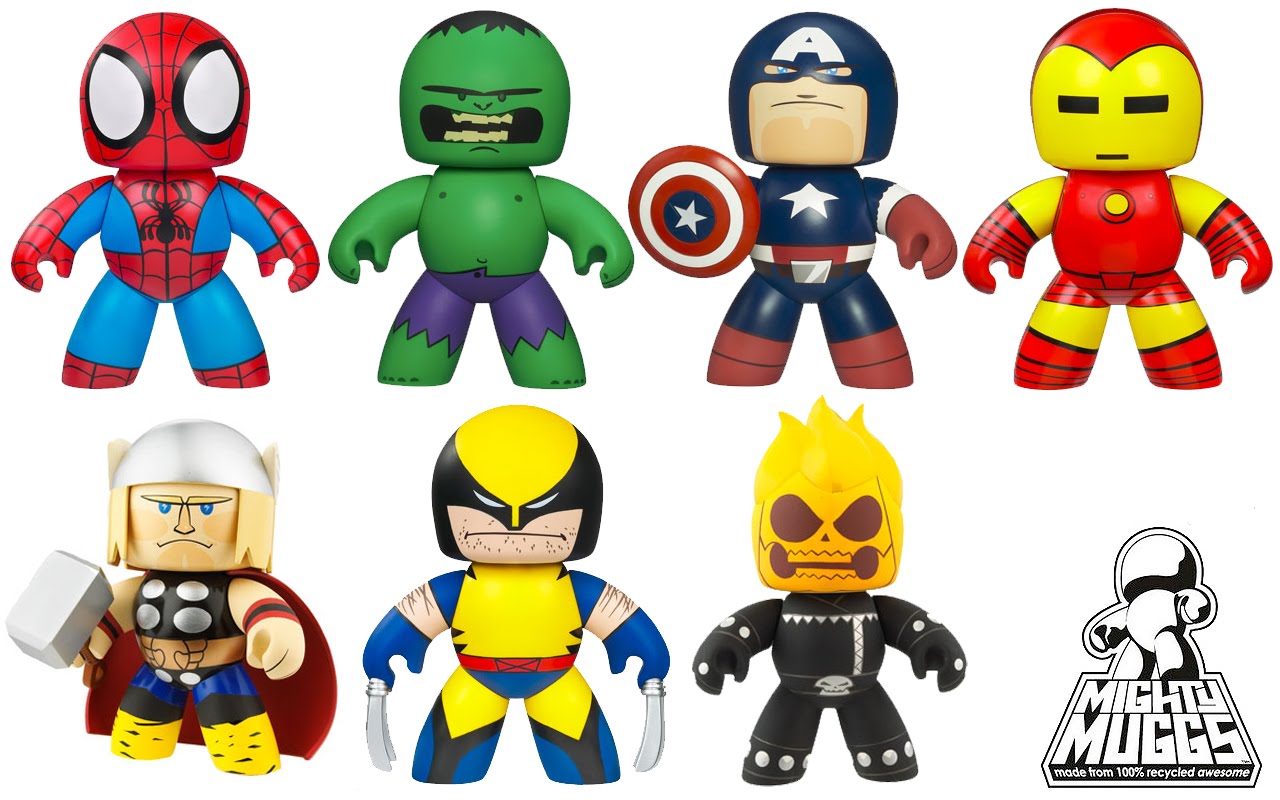 JkovNews: Heroes Plásticos "Figuras Mighty Muggs"