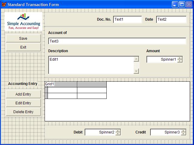 How To Create An Accounting System In 48 Hours: Standard Entry Screens