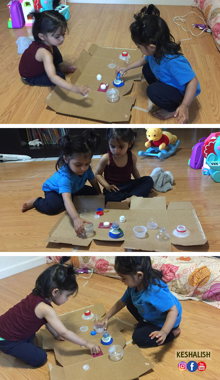 keshalish: Bottles and Lids Matching Activity for Toddlers