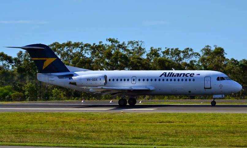 Central Queensland Plane Spotting: Alliance Fokker F-70 VH-QQX - Plus a ...