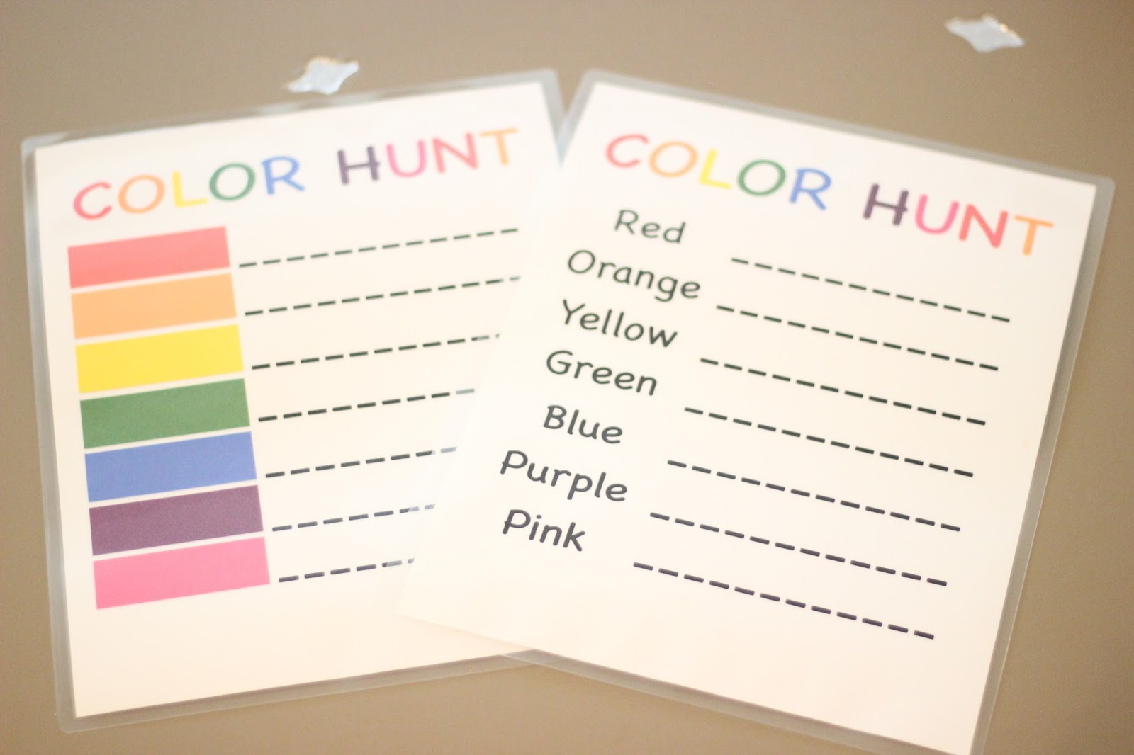 The Foreman Five: Fun & Easy Color Activities for Kids with Free Printables
