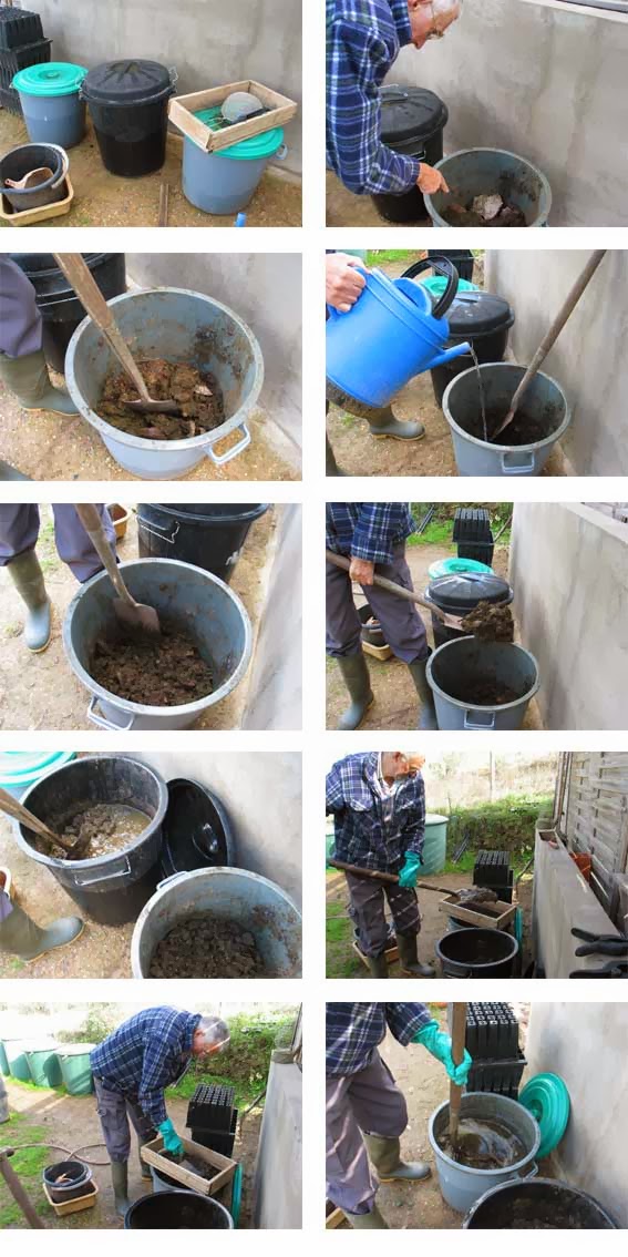 Compost Farming Hestel Tellus: About composting grasses. How I do it.