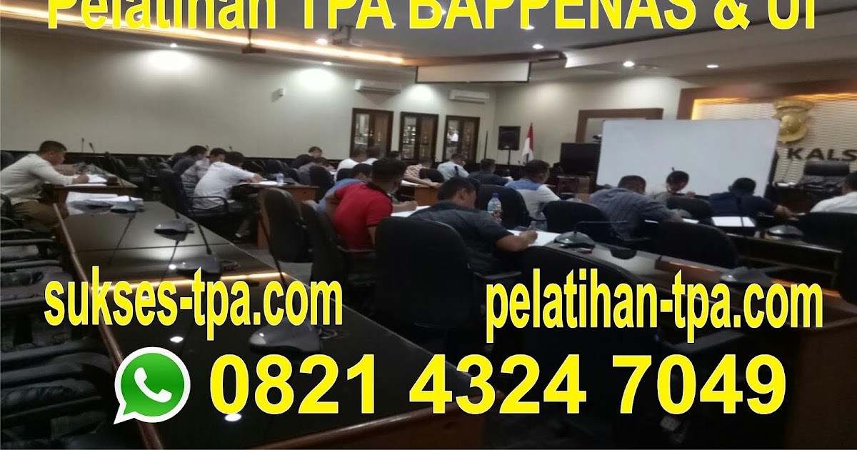 Contoh Soal TPA: Soal Tes Potensi Akademik S2