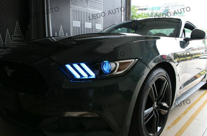 Ford Mustang Multi-colored LED Daytime Running Light Modified