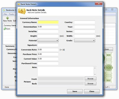 Banknote Collection Manager 1.0 | Lunaticg Coin