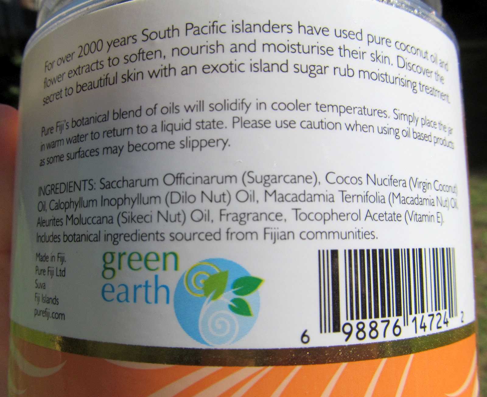 Bon Vivant Beauty: Pure Fiji Sugar Scrub