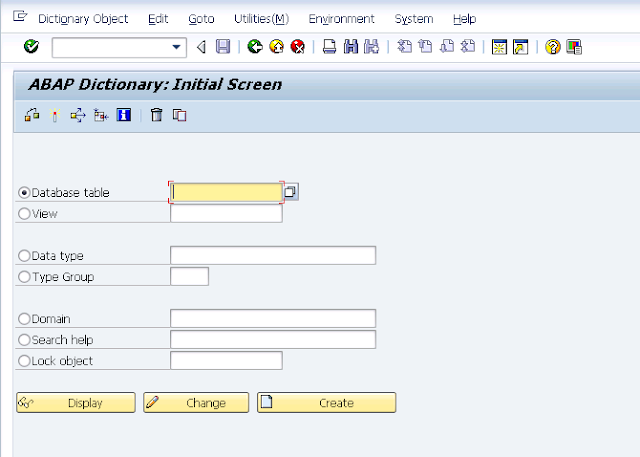 SAP TECH: Creating Transparent Master Table