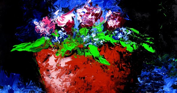 Daily Painters Abstract Gallery: Mark Adam Webster - Palette Knife ...