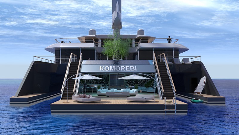 Passion For Luxury : Komorebi Trimaran Superyacht Concept