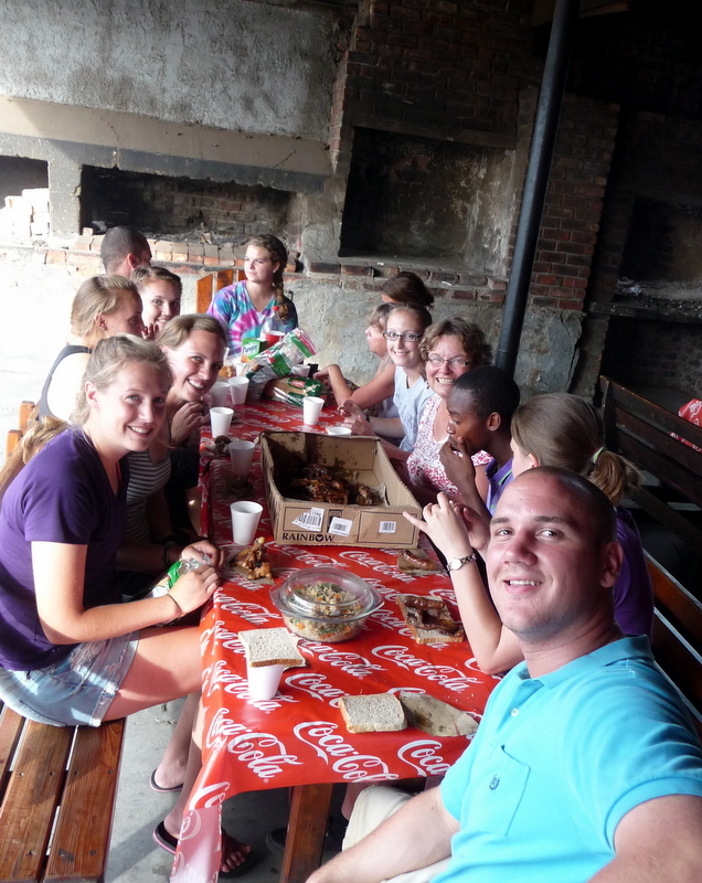 Jim And Connie in South Africa: Braai in Zwide Township