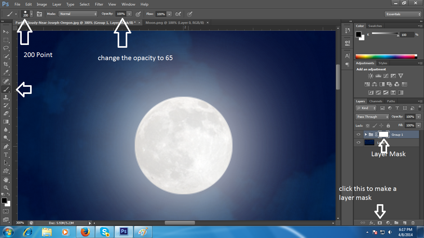 Adobe Photoshop Tutorial: Creating Moonlight effect using Adobe ...