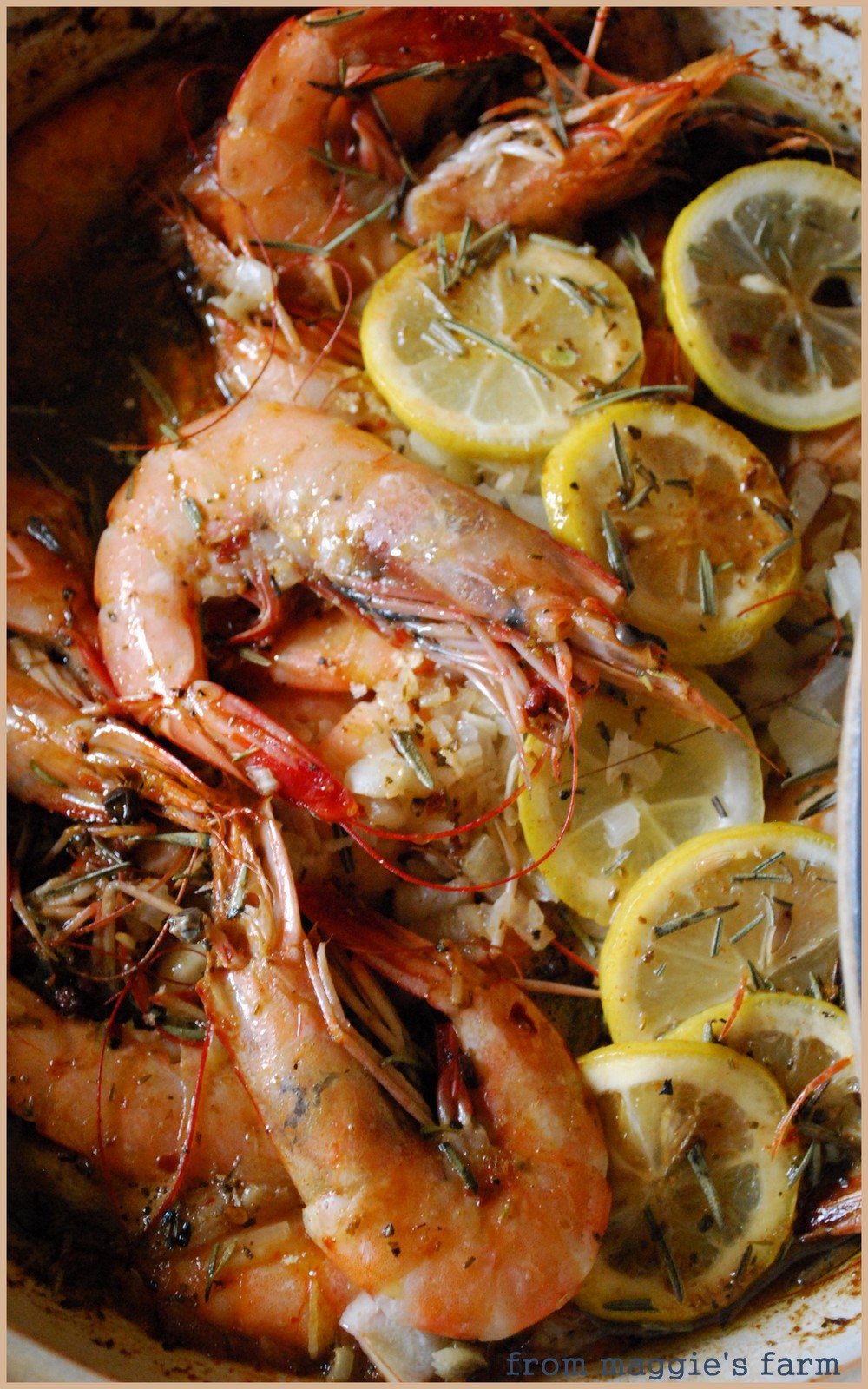 Notes from Maggie's Farm: Party Gras! Creole-Style Barbecue Shrimp
