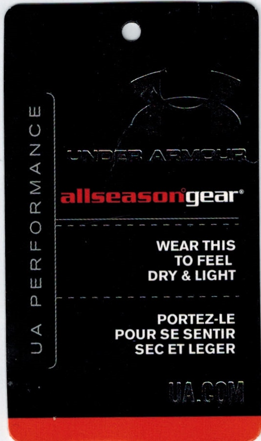 TheHangTagBlog: Hang Tag Review #28 - Under Armour All Season Gear Boys