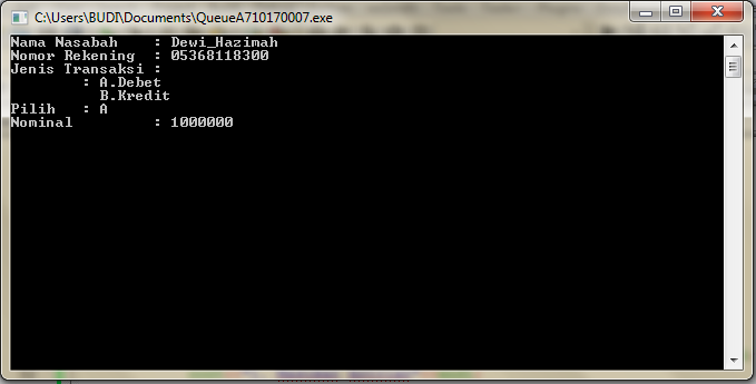 PROGRAM QUEUE (ANTRIAN) | Gudang Ilmu Informatika