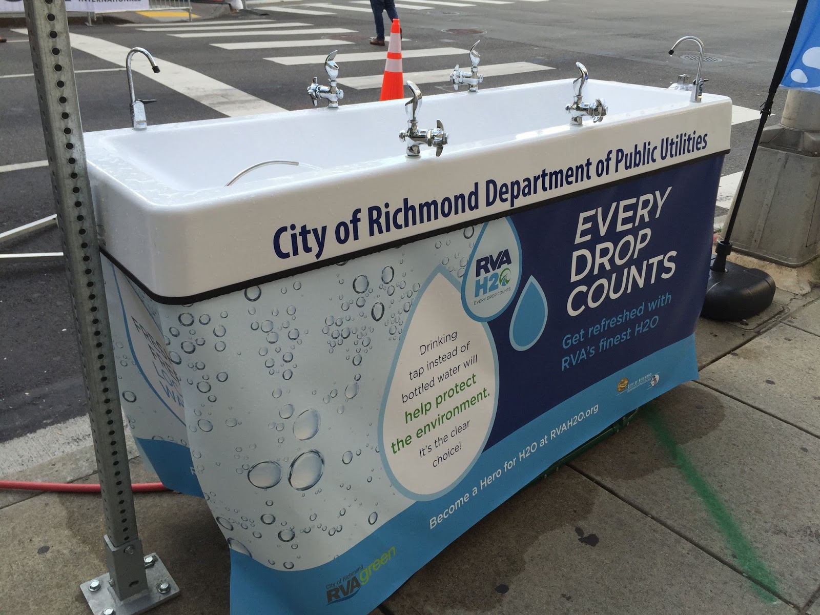 Water stations minimize waste and reduce clean-up by encouraging people ...
