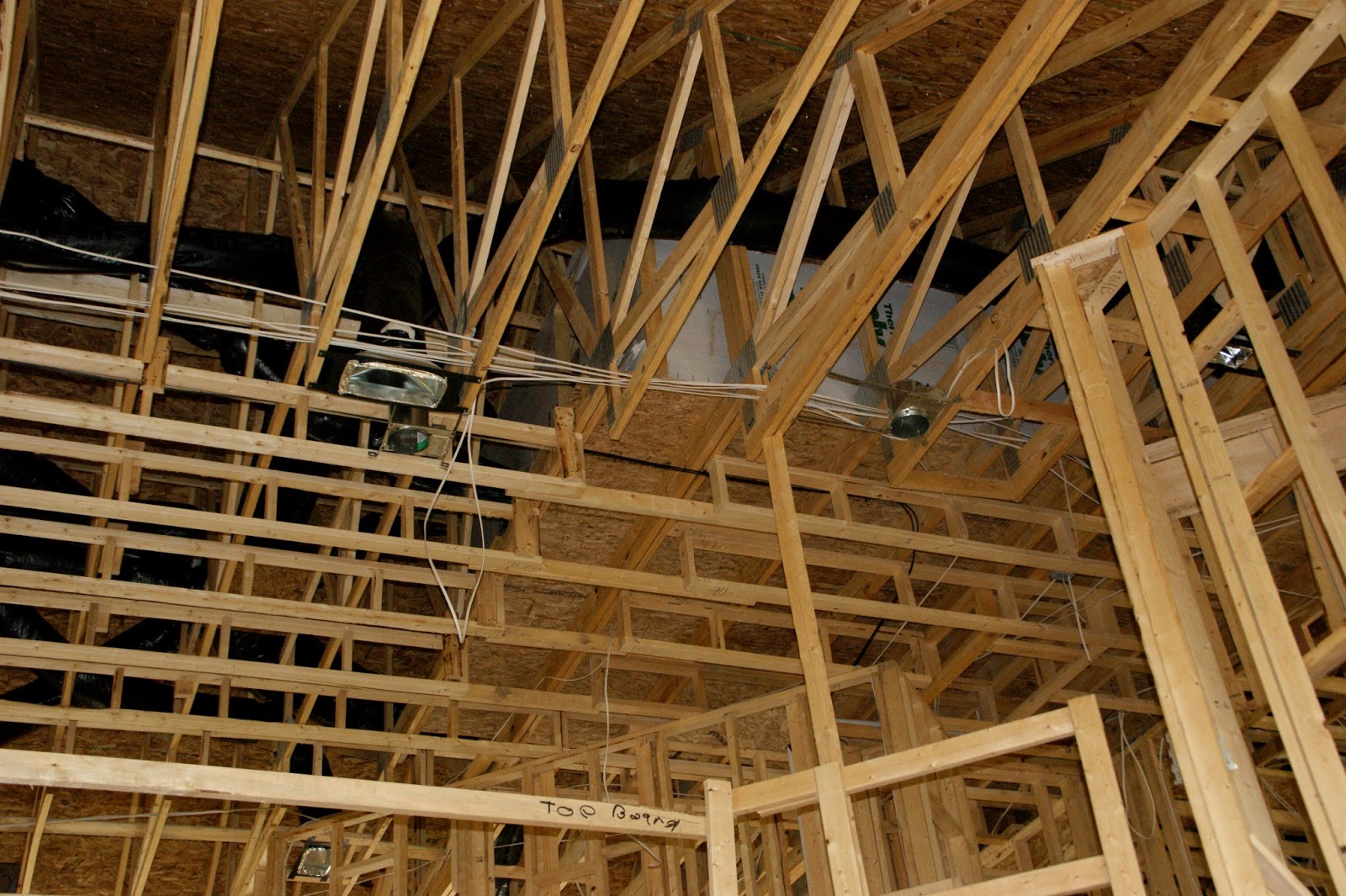 Building our Heavenly Highgrove: Day 38: Electrical Started, Cable ...