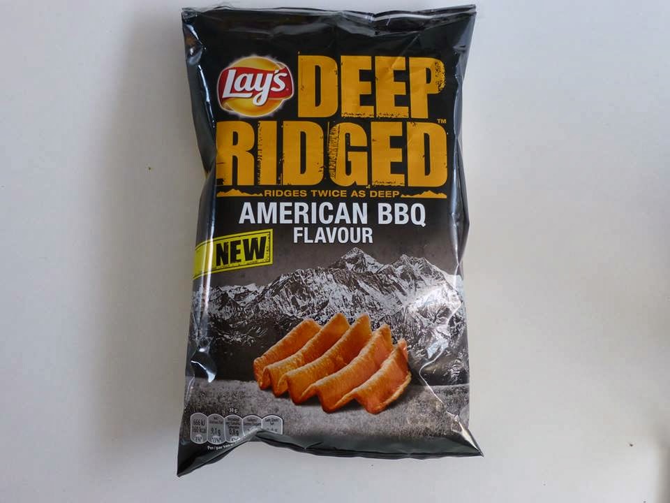 Lays Deep Ridged - American BBQ Flavour ~ Produkt mening