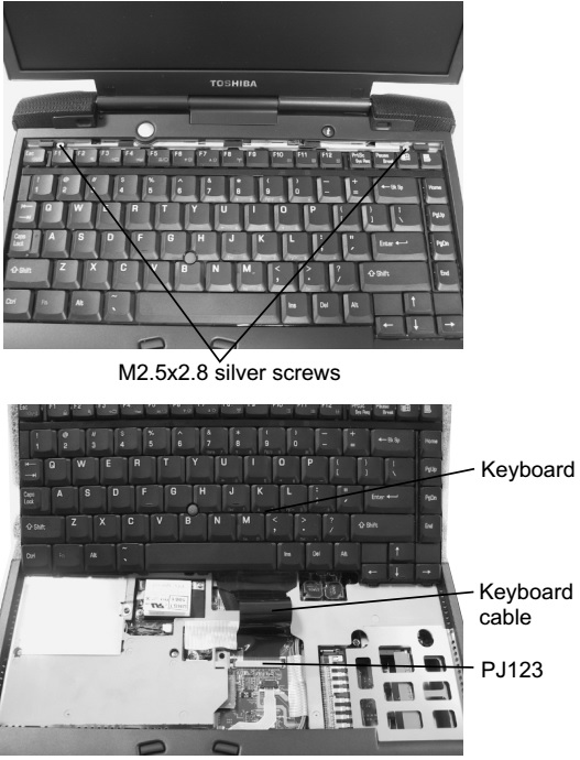 Electronic Inspirations: How to replace the keyboard - Toshiba Tecra ...