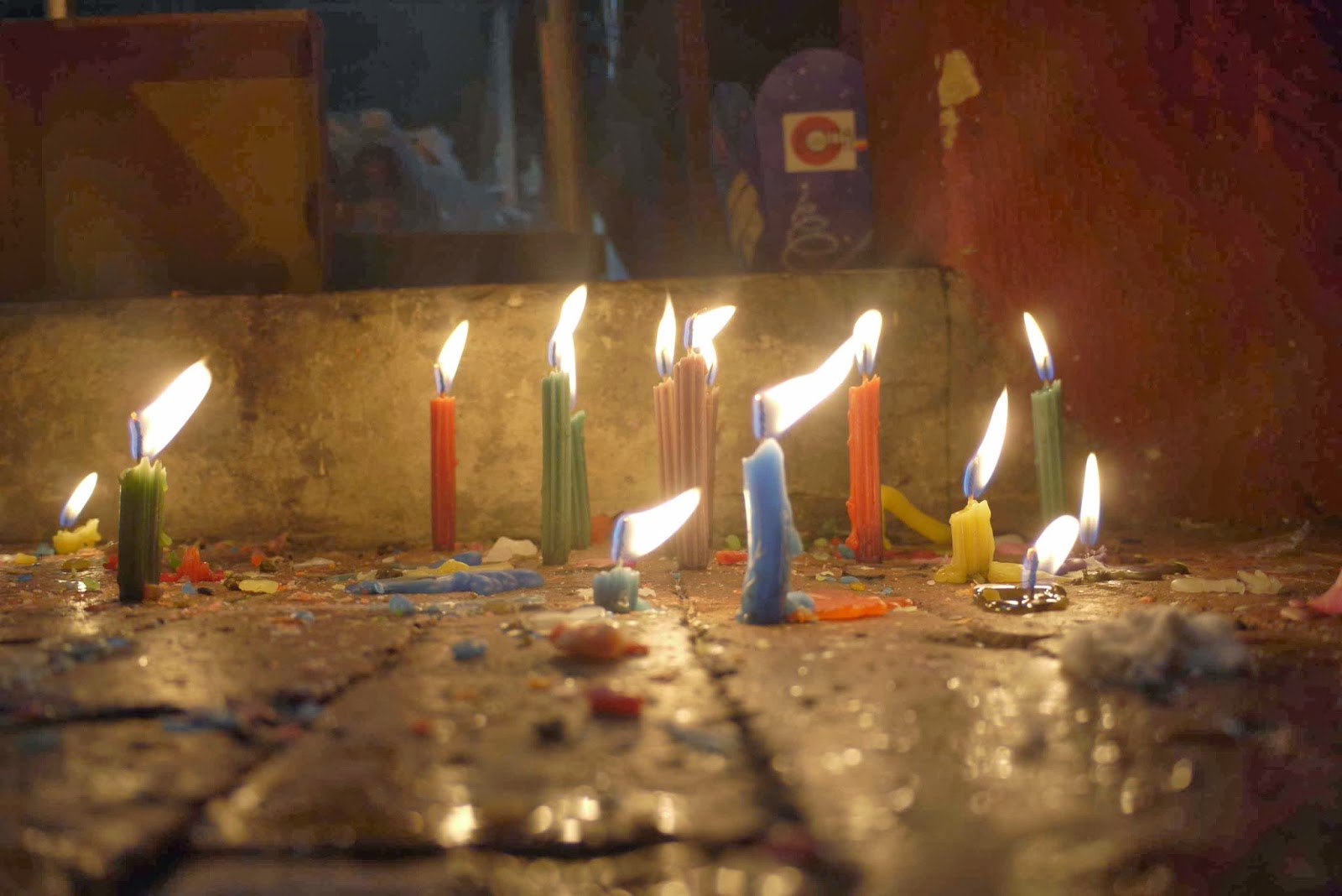 Mike's Bogota Blog: The Night of the Little Candles