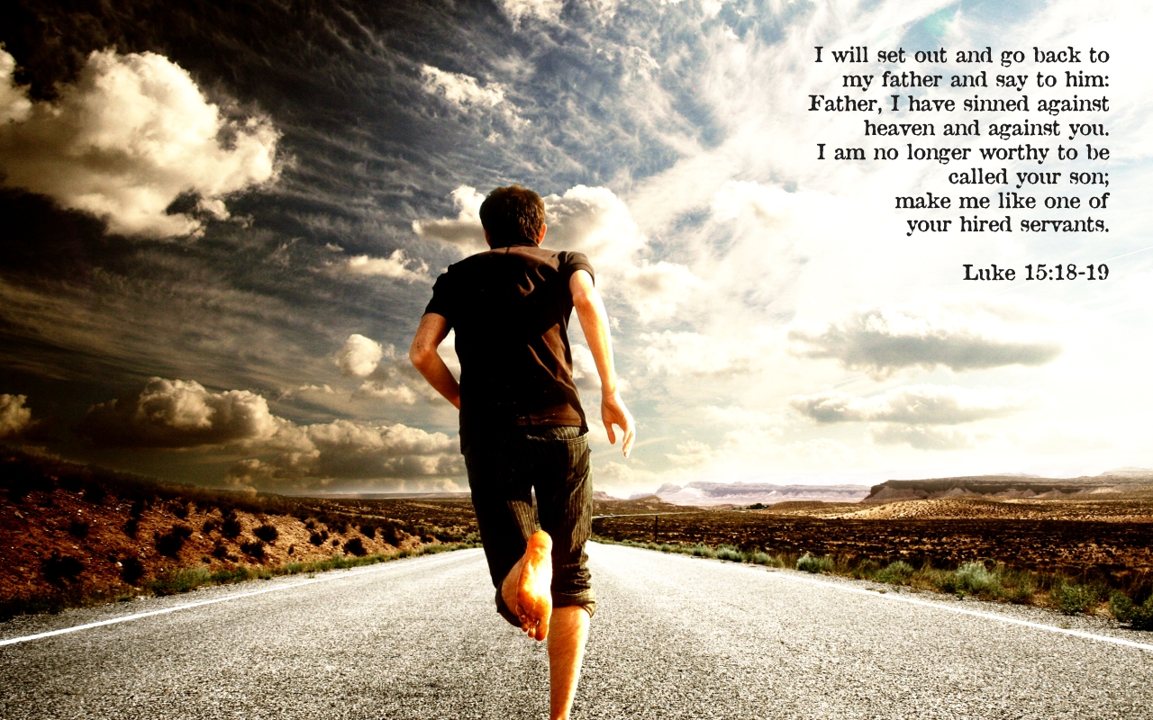 Wallpaper e Arte Cristã: Wallpaper "Lucas 15 / Luke 15"