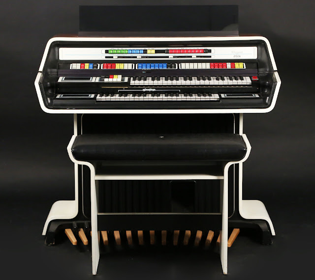 MATRIXSYNTH: 1976 THOMAS 2001 ORGAN ELECTRONIC RETRO SPACE AGE KEYBOARD ...