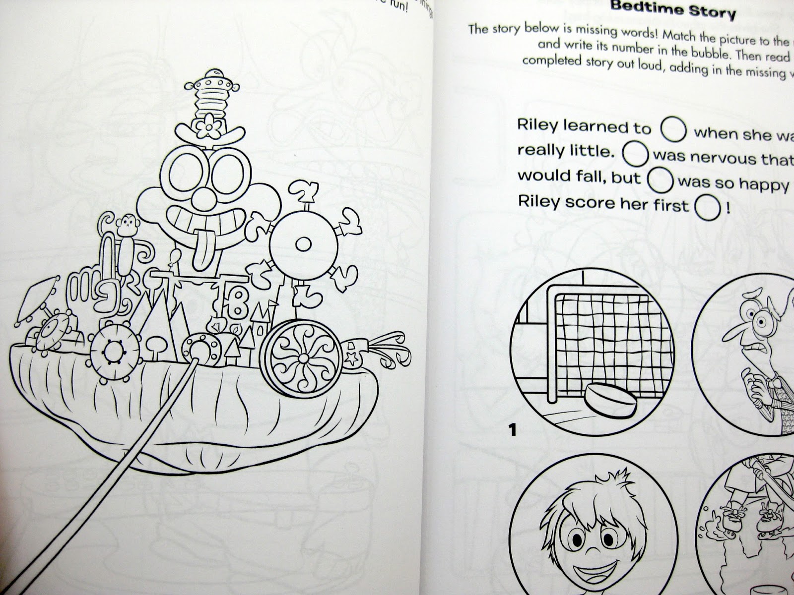 Inside Out Coloring Pages Riley