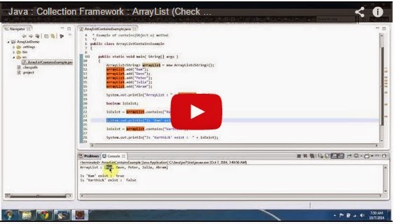 Java Ee Java Collection Framework Arraylist Check