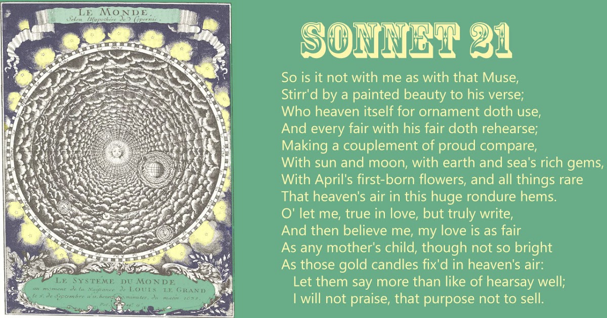 Shakesblogging™: Shakespeare's sonnet 21