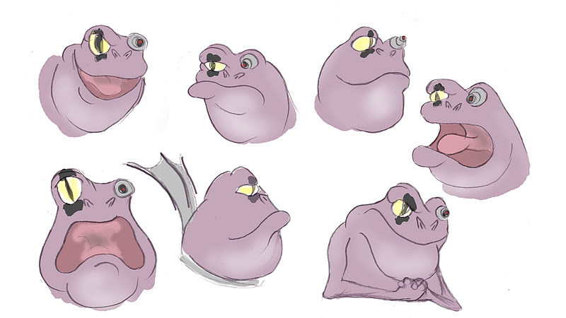 Kayleigh Dean CG Arts Blog: Villain Turnaround and Expression Sheet