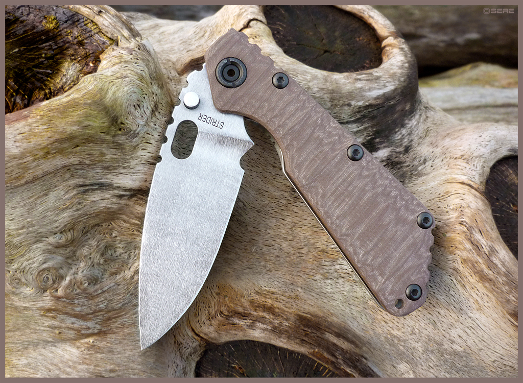 SERE - KNIVES & PHOTOGRAPHY: Strider SMF : Distressed Cracked Ice