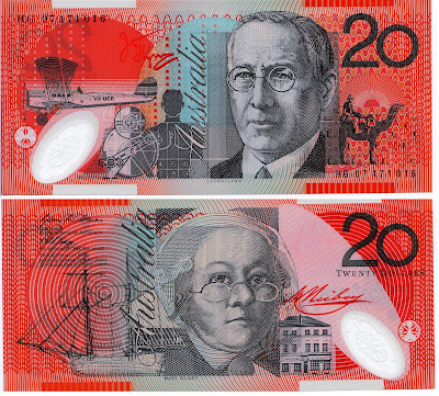 Randhawa's Bank Notes And Collectibles: Australia $20