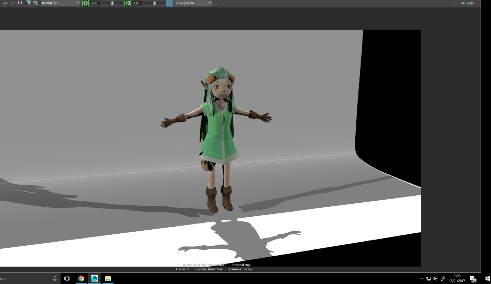 ANIM2001: Introduction to CGI Modelling and Texturing: 3 Point Lighting
