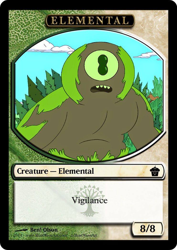 Ben! Olson Art and Design: Adventure Time + Magic the Gathering Tokens!