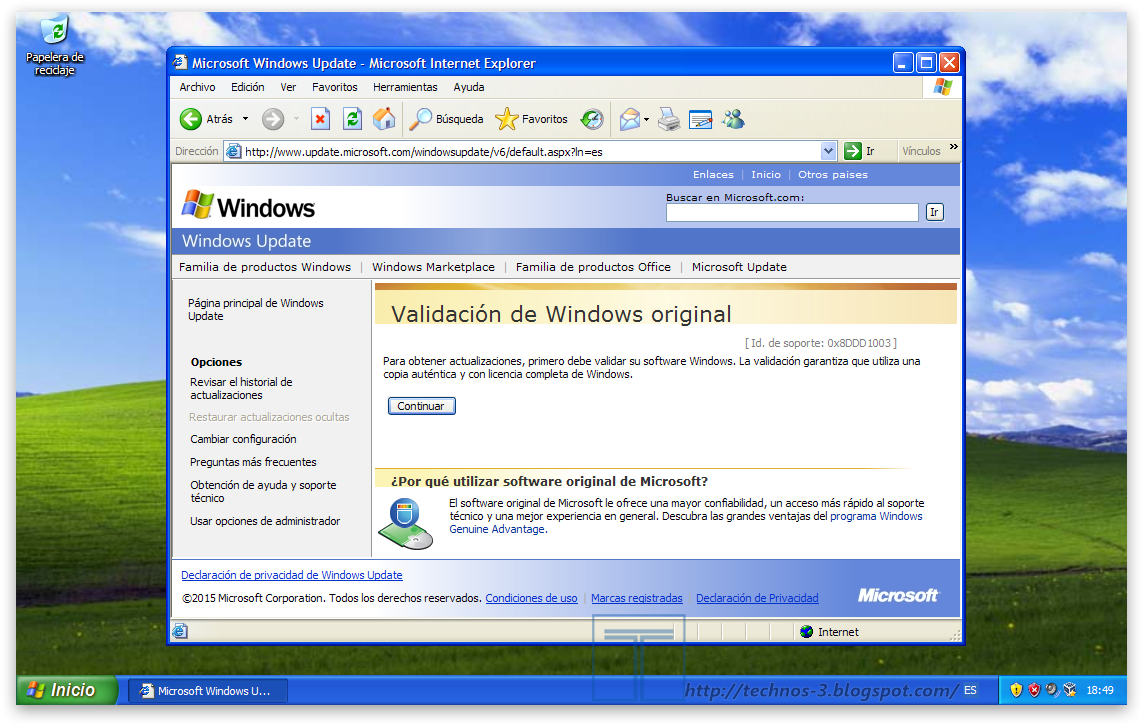 Microsoft Windows XP SP3 Professional Corporate Edition VL Español ...