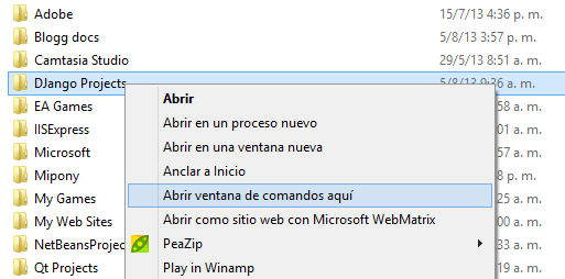 Instalar DJango y Python
