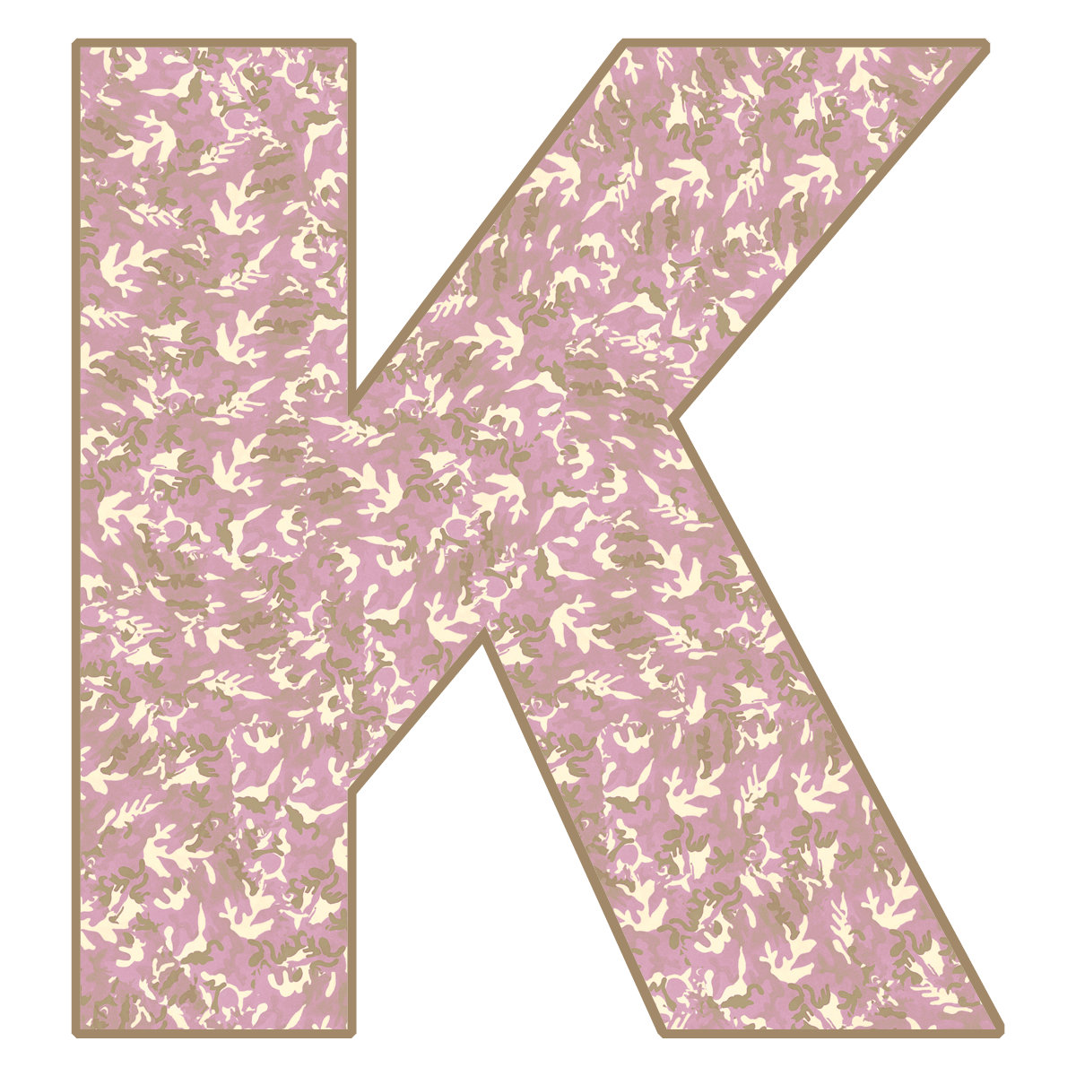 GRANNY ENCHANTED'S BLOG: Free Pink Camo Digi Scrapbook Alphabet