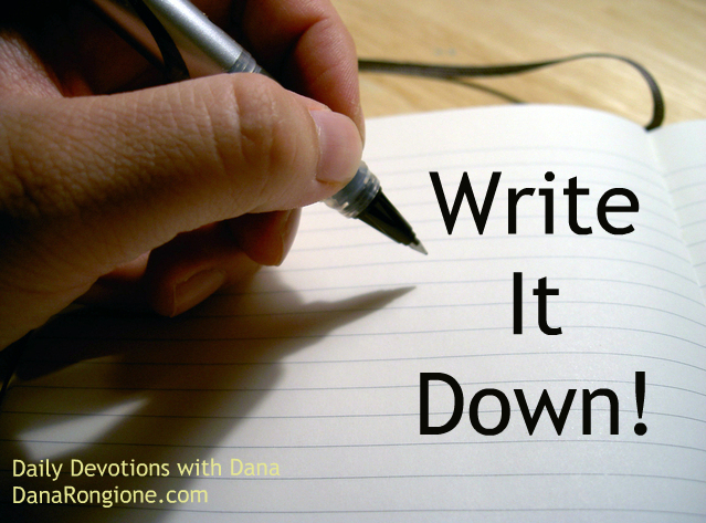 A Word Fitly Spoken: Understanding How To Study the Bible: Write It Down!