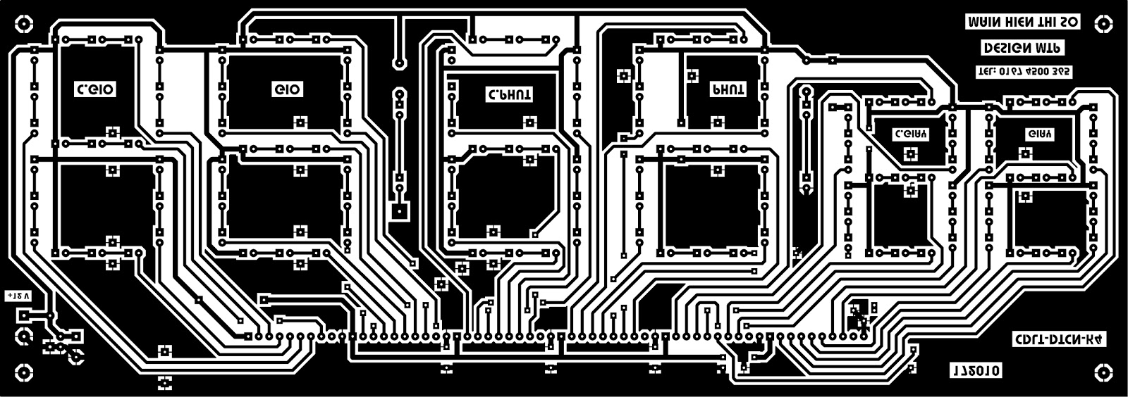 Digital Clock using CD 40110
