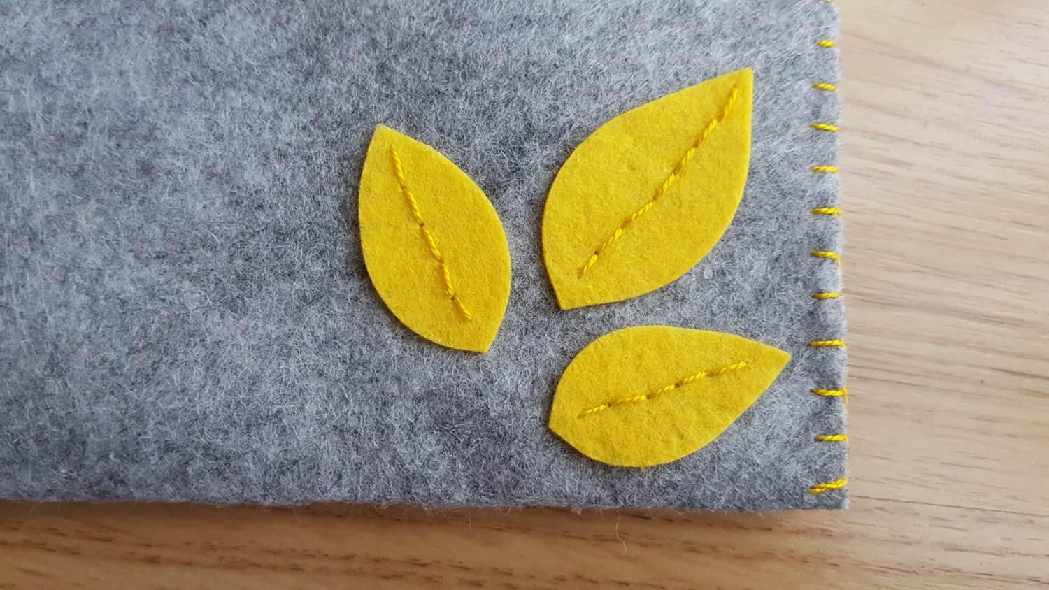 Embellished felt pouches |Keeping it Real