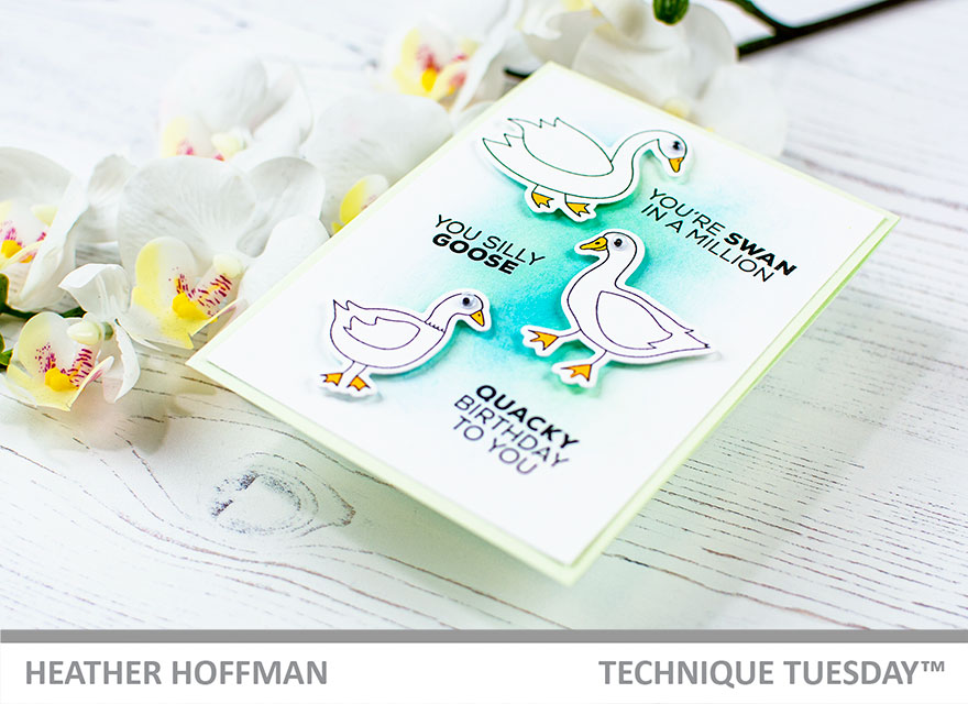 Houses Built of Cards: Technique Tuesday Countdown Day 2 - Duck Swan Goose