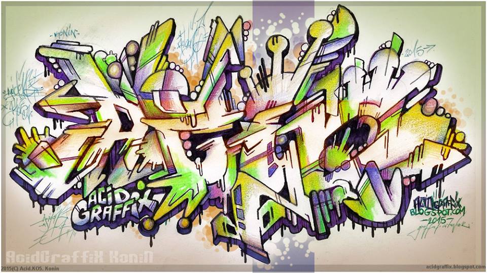 ACID-GRAFFIX DESIGN: szkice