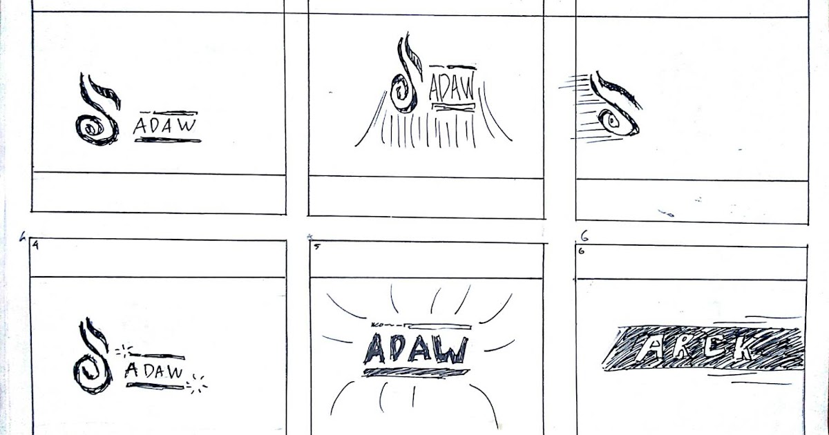 Praktikum 09 - Final Project Animasi Komunitas ADAW (Storyboard)