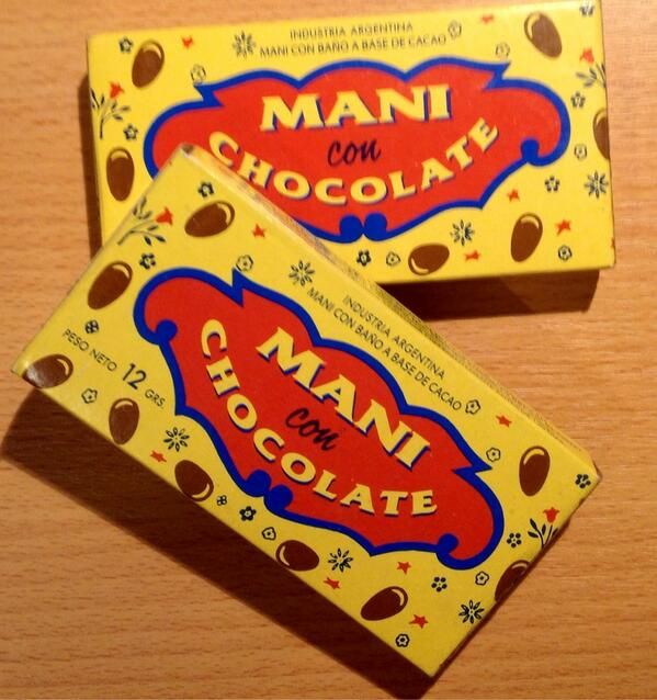 Un clásico: Maní con chocolate