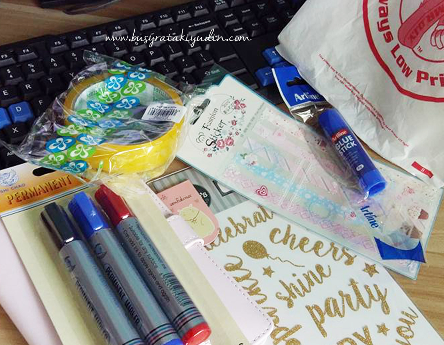 BELI STICKER GLITTER DI MR DIY MEMANG MURAH