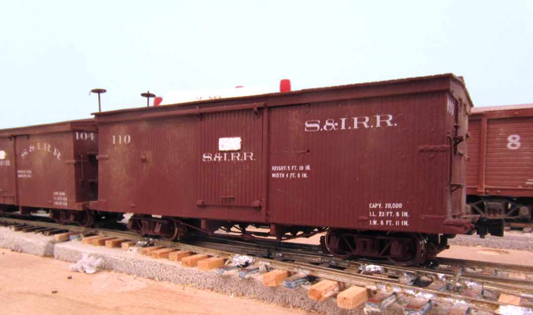 Stockton and Copperopolis Railroad: New Boxcars for the Stockton & Ione