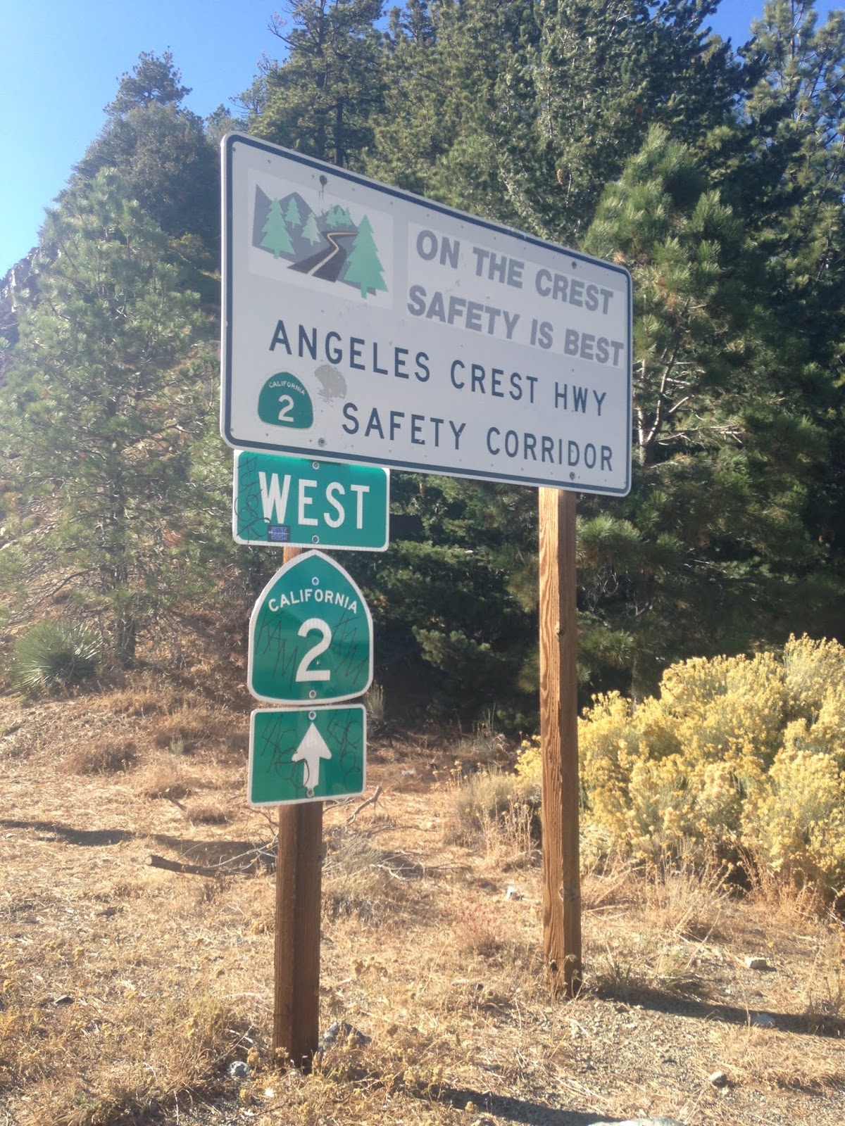 Long closed California State Route 39 at Islip Saddle