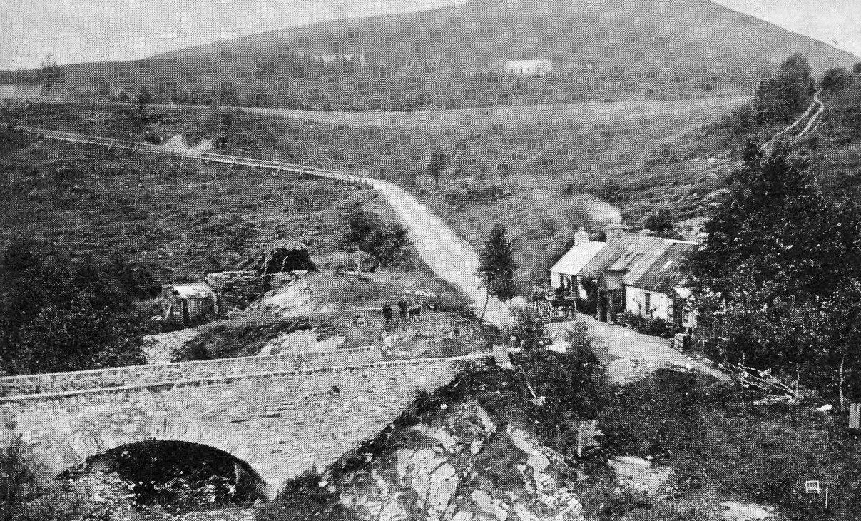 Tour Scotland: Old Photograph Bridge Of Brown Scotland