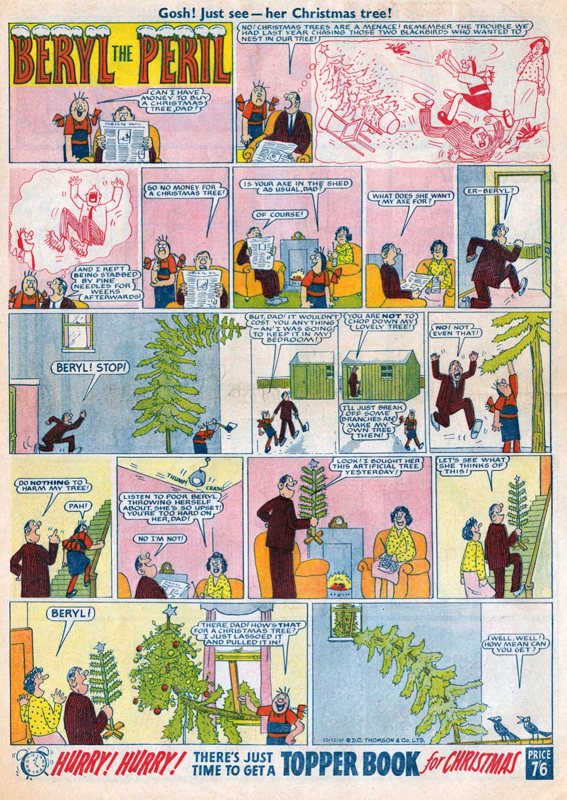 BLIMEY! The Blog of British Comics: The Christmas TOPPER (1967)