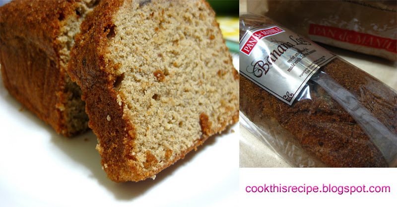 Cook this Recipe: Pan de Manila: Banana Loaf