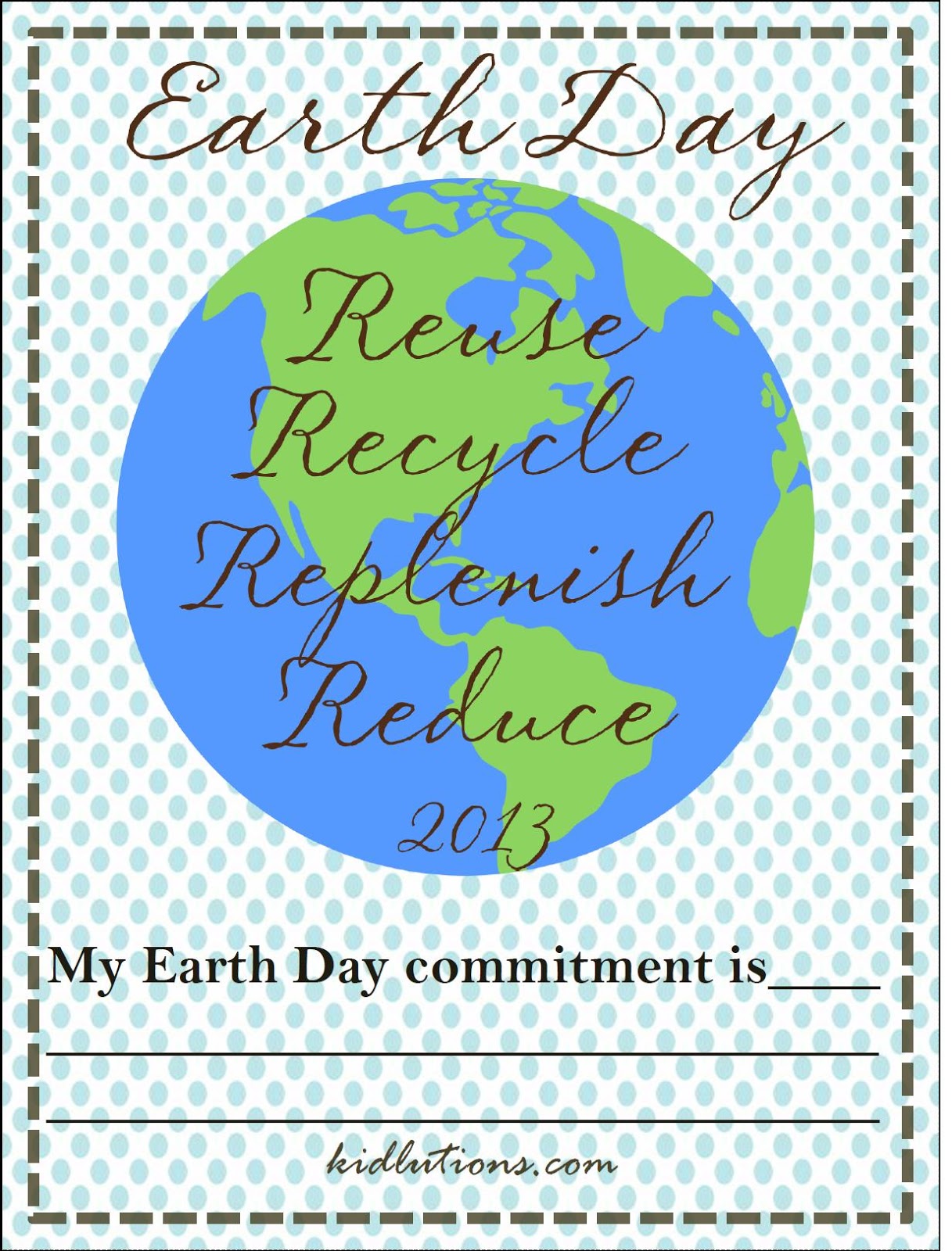 Earth Day: Free Printable